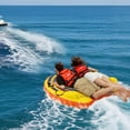Infans Towable Tube for Boating 1 or 2 Person Inflatable Boat Tube for ...