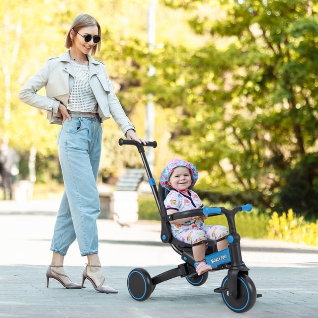 Infans Tricycle for Toddlers 8-in-1 Folding Trike for 12-72 Months Old ...