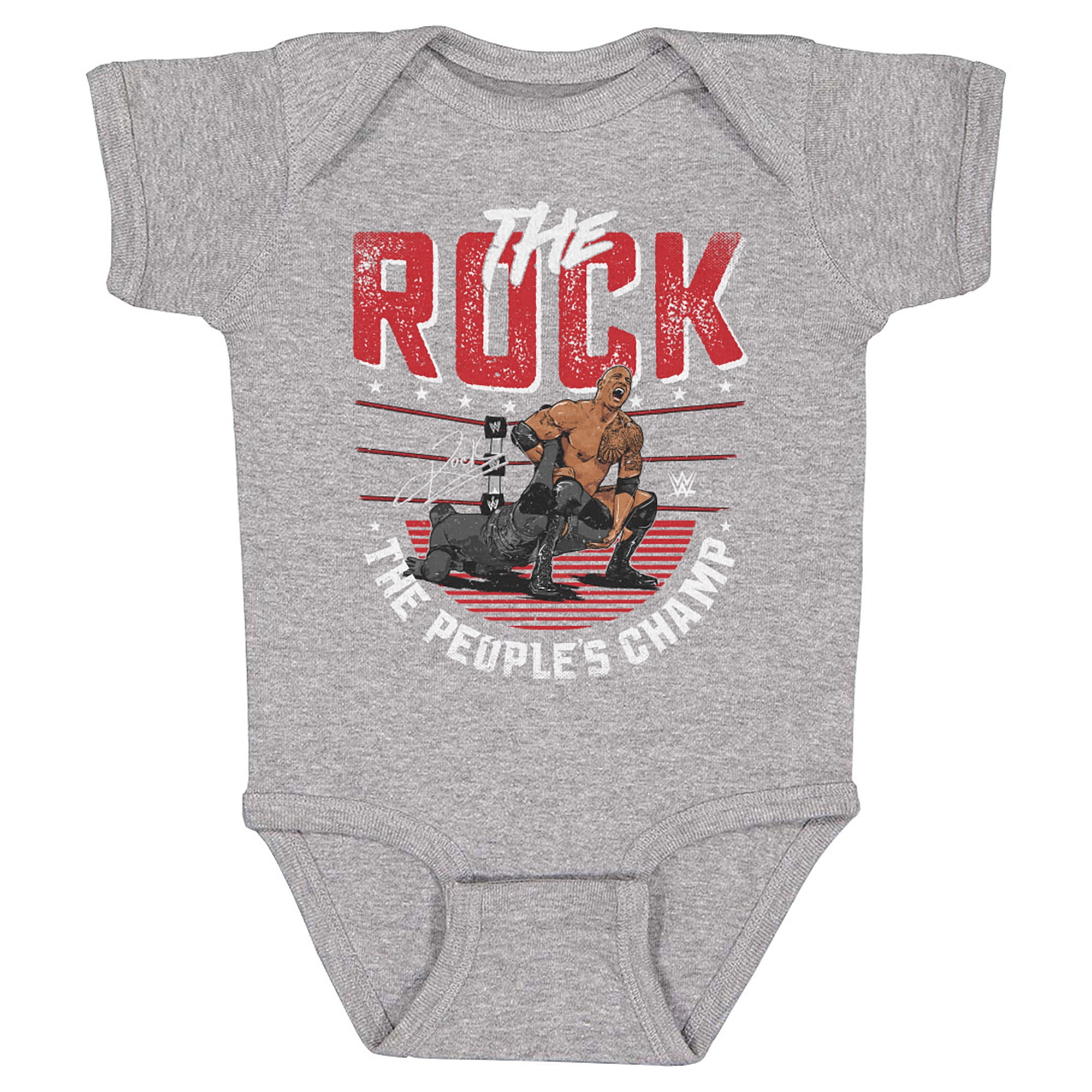 Infant 500 Level Heather Gray The Rock Sharpshooter Bodysuit - Walmart.com