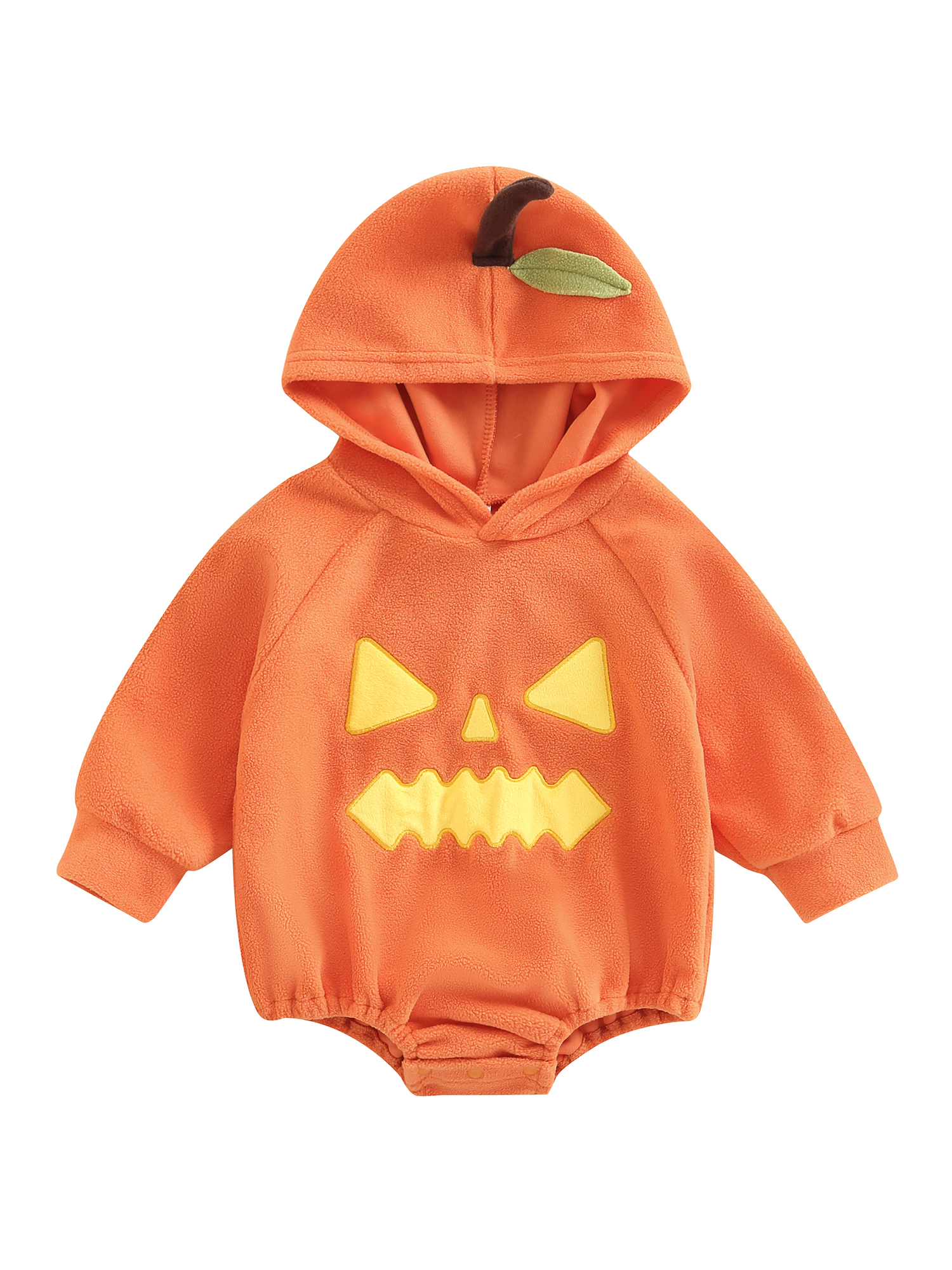 Infant Baby Boy Girl Halloween Outfit Pumpkin Costume Hoodie Sweatshirt Romper Long Sleeve ...