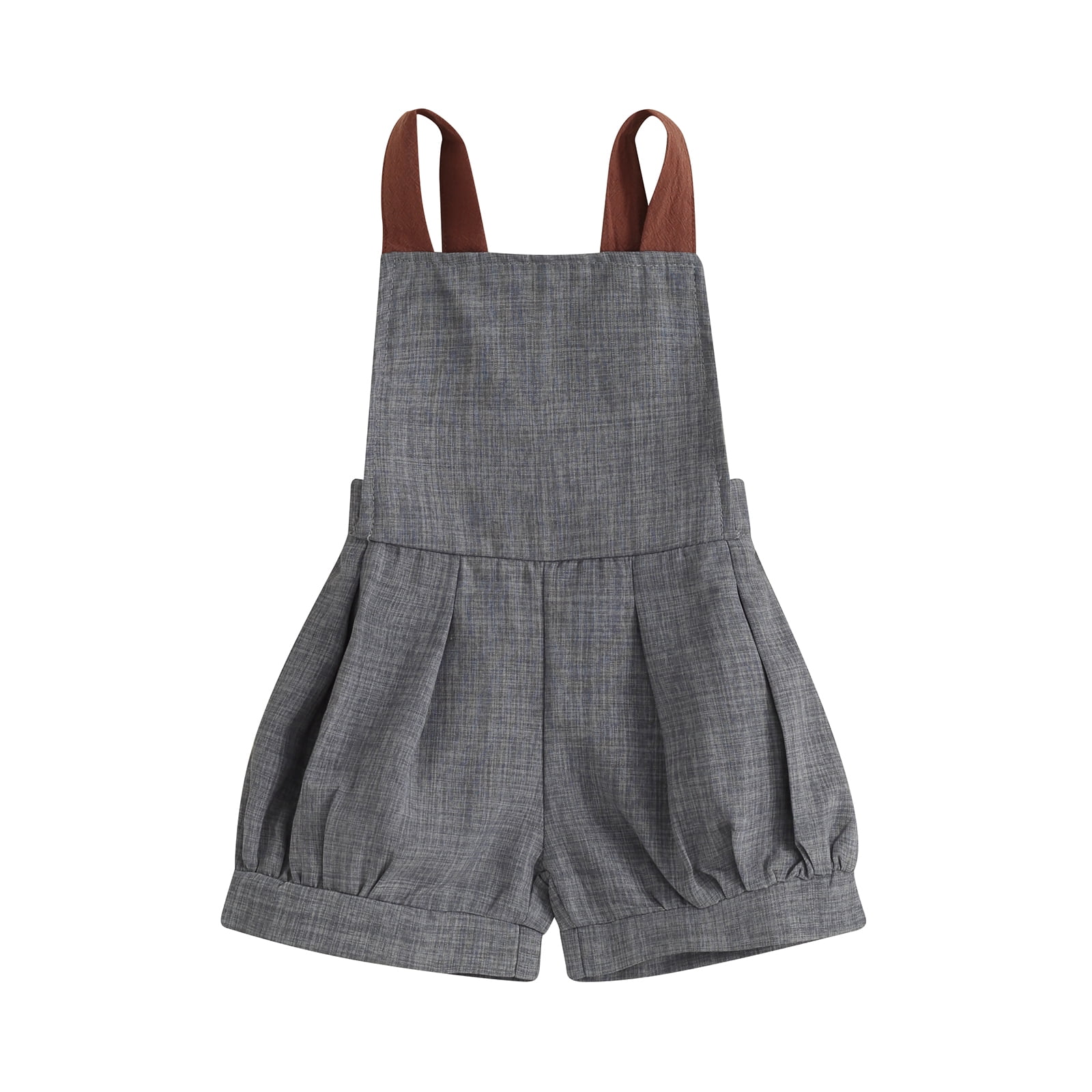 Infant Baby Boy Girl Overalls Sleeveless Suspender Pants Jumpsuit ...