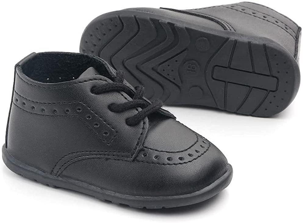 Infant Baby Boys Girls Loafers Classic PU Leather Wedding Dress Shoes ...