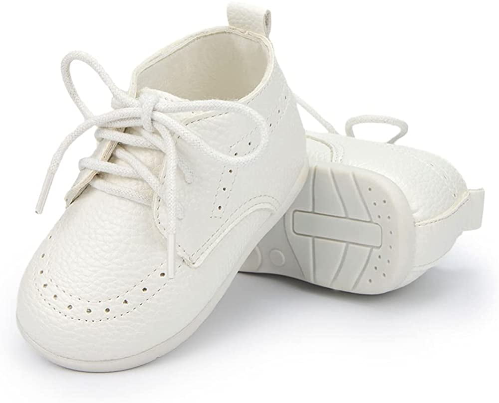 Infant Baby Boys Girls Loafers Classic PU Leather Wedding Dress Shoes ...