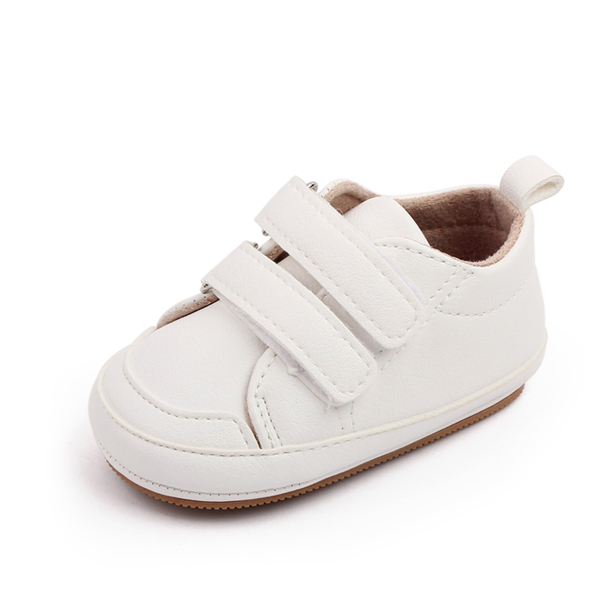 Infant Baby Boys Girls Moccasins, Newborn PU Leather Anti-Slip Sole Sneakers Prewalker First ...