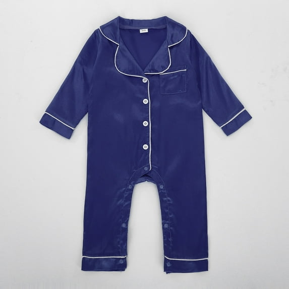 Infant Baby Girl Romper Blue Spring Outfits for Girls Long-sleeved Cute ...