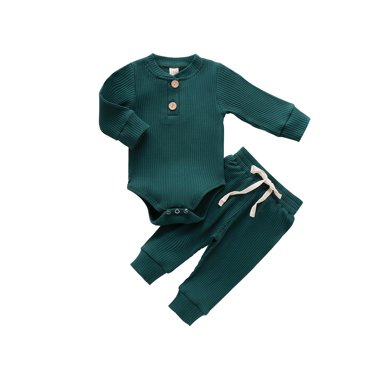 Newborn Girl's Camo Outfit - Long Sleeve Romper, Pants, Headband, 3PCS, Army Green, 0-3 Months ...