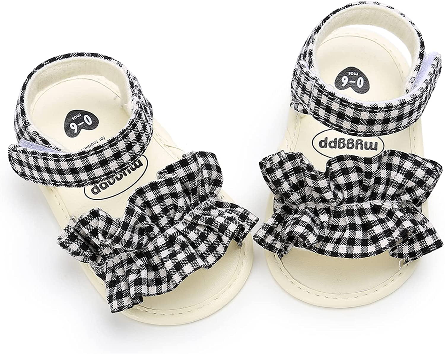 Infant Baby Girls Summer Sandals Indoor Slippers Open Toe Lace Princess ...