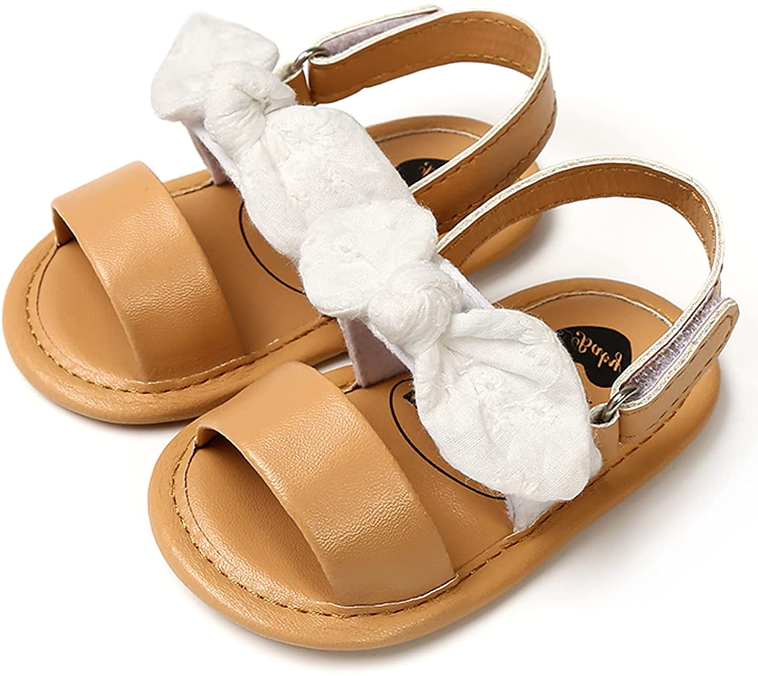 Infant Baby Girls Summer Sandals Indoor Slippers Open Toe Lace Princess ...