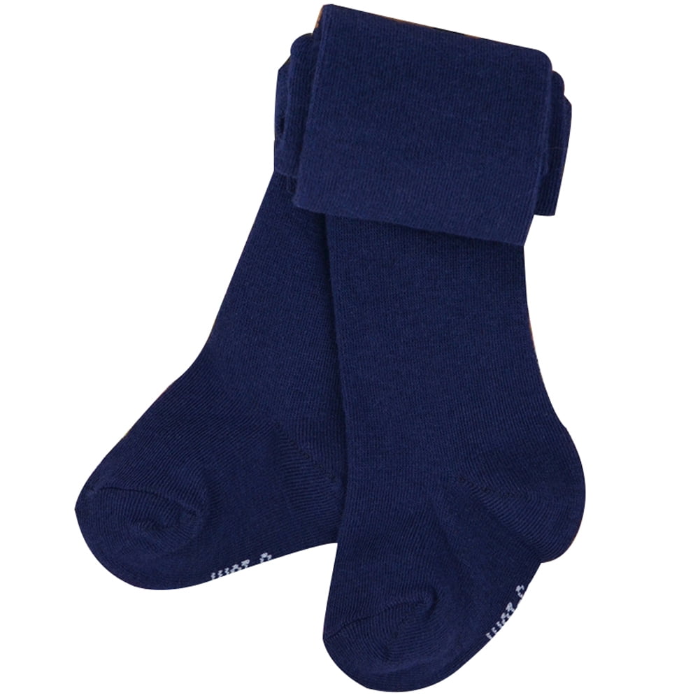 Infant Baby Girls Tights Stocking Solid Color Soft Cotton Winter Warm ...