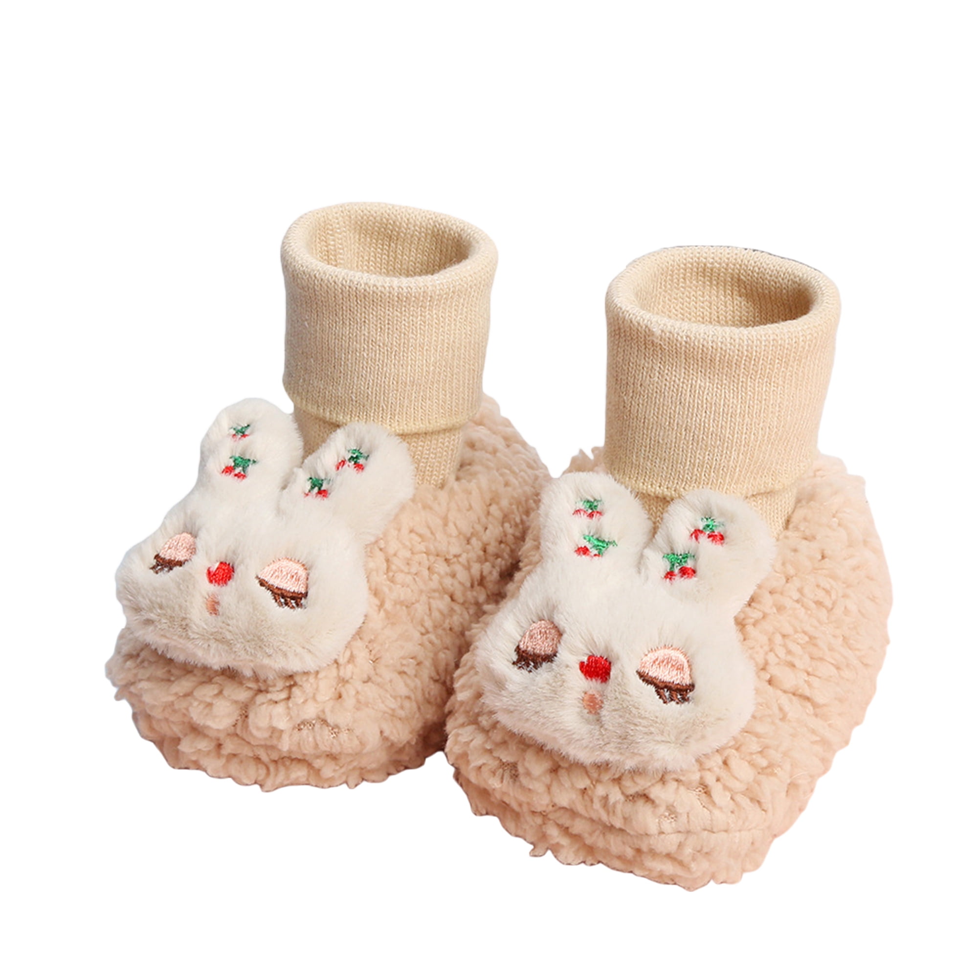 Infant Baby Slippers Girls Boys Booties Warm Baby Socks Shoes Newborn ...
