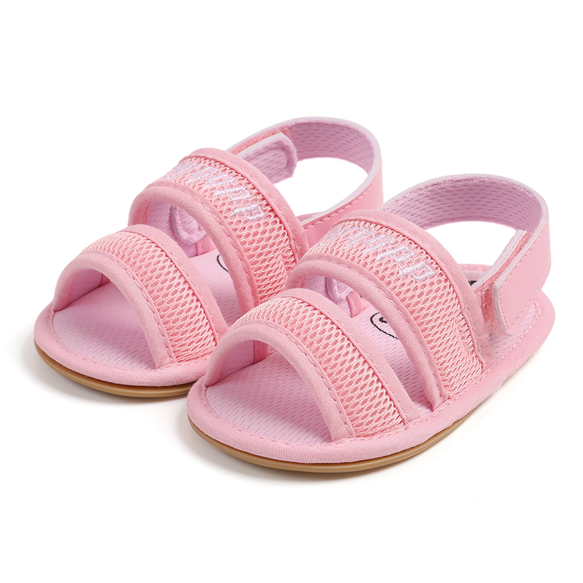 Infant Baby Summer Mesh Sandals Letter Embroidery Casual Style Soft ...