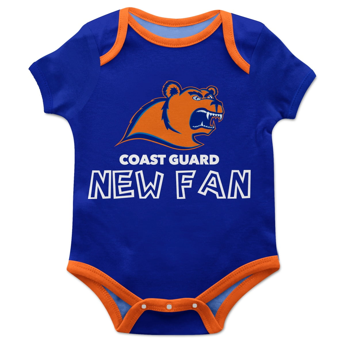 Infant Blue Coast Guard Academy Bears New Fan Bodysuit - Walmart.com