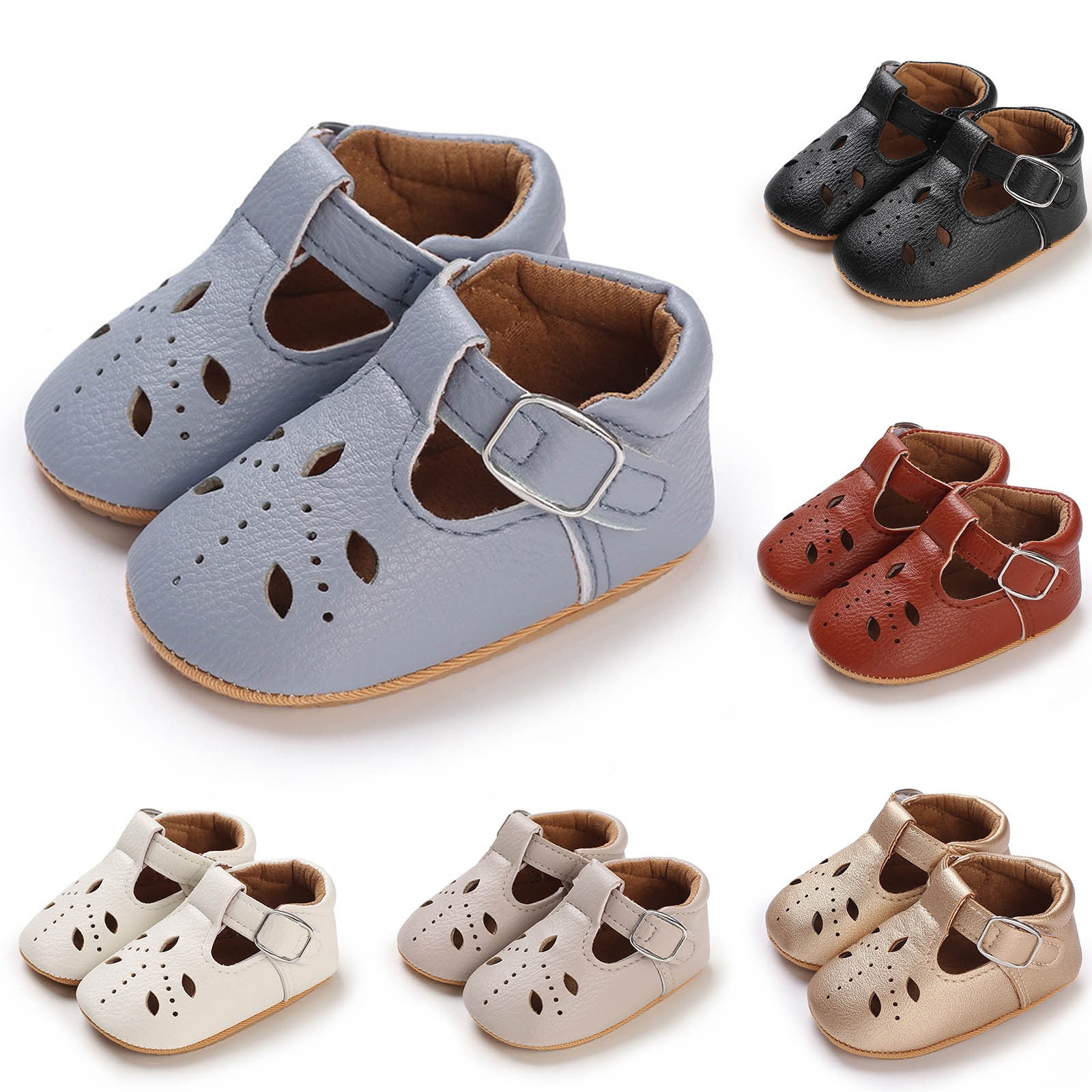 Infant Boys Girls Shoes Non-Slip Rubber Sole Sneakers Infant First ...