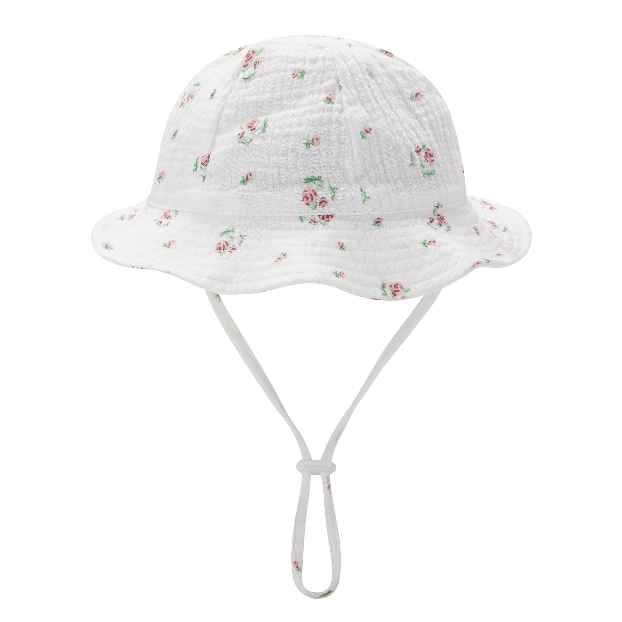 Infant Bucket Hat Wide Brim Baby Summer Sun Protection Floppy Fashion ...