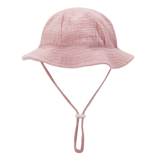 Infant Bucket Hat Wide Brim Baby Summer Sun Protection Floppy Fashion ...