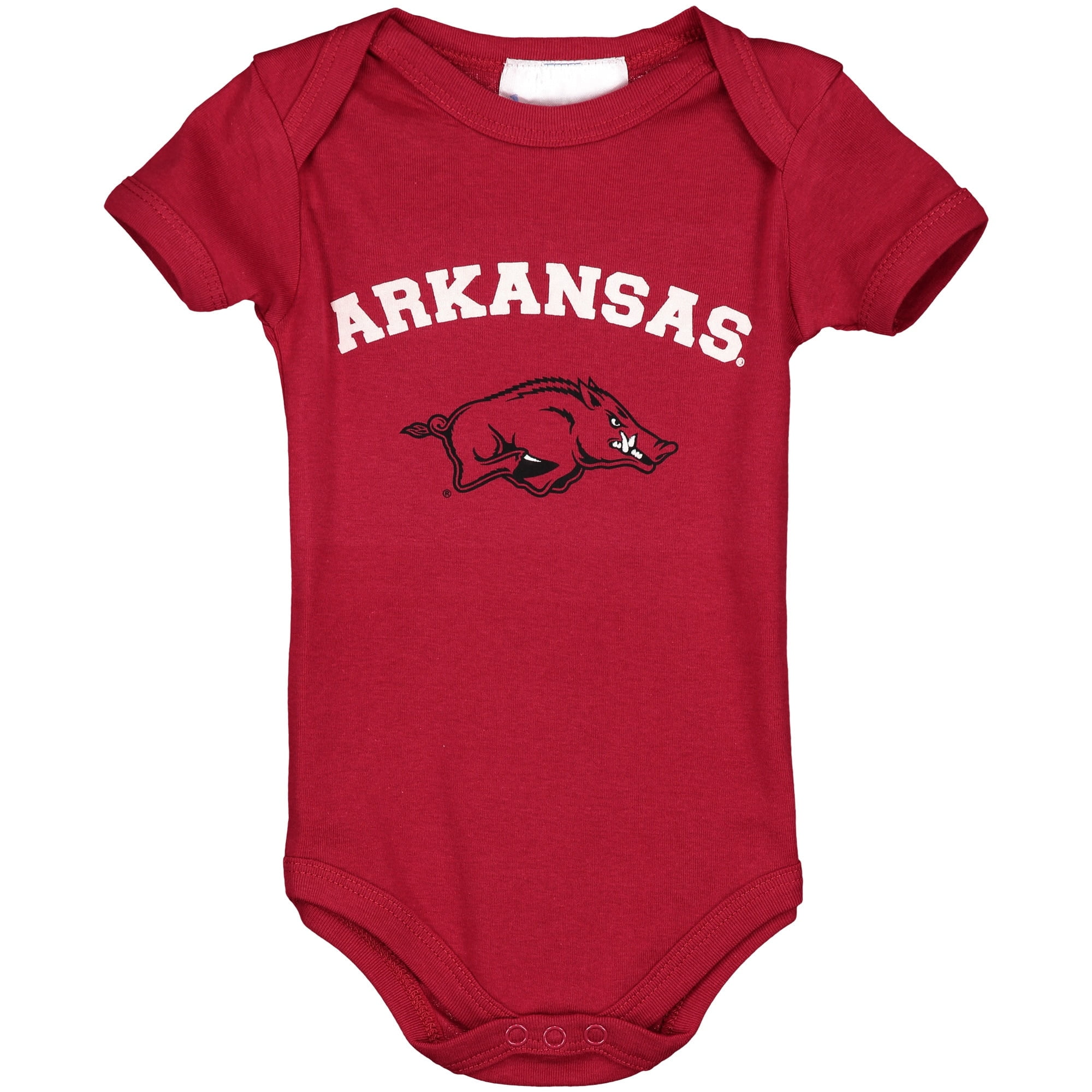 Infant Cardinal Arkansas Razorbacks Arch & Logo Bodysuit - Walmart.com