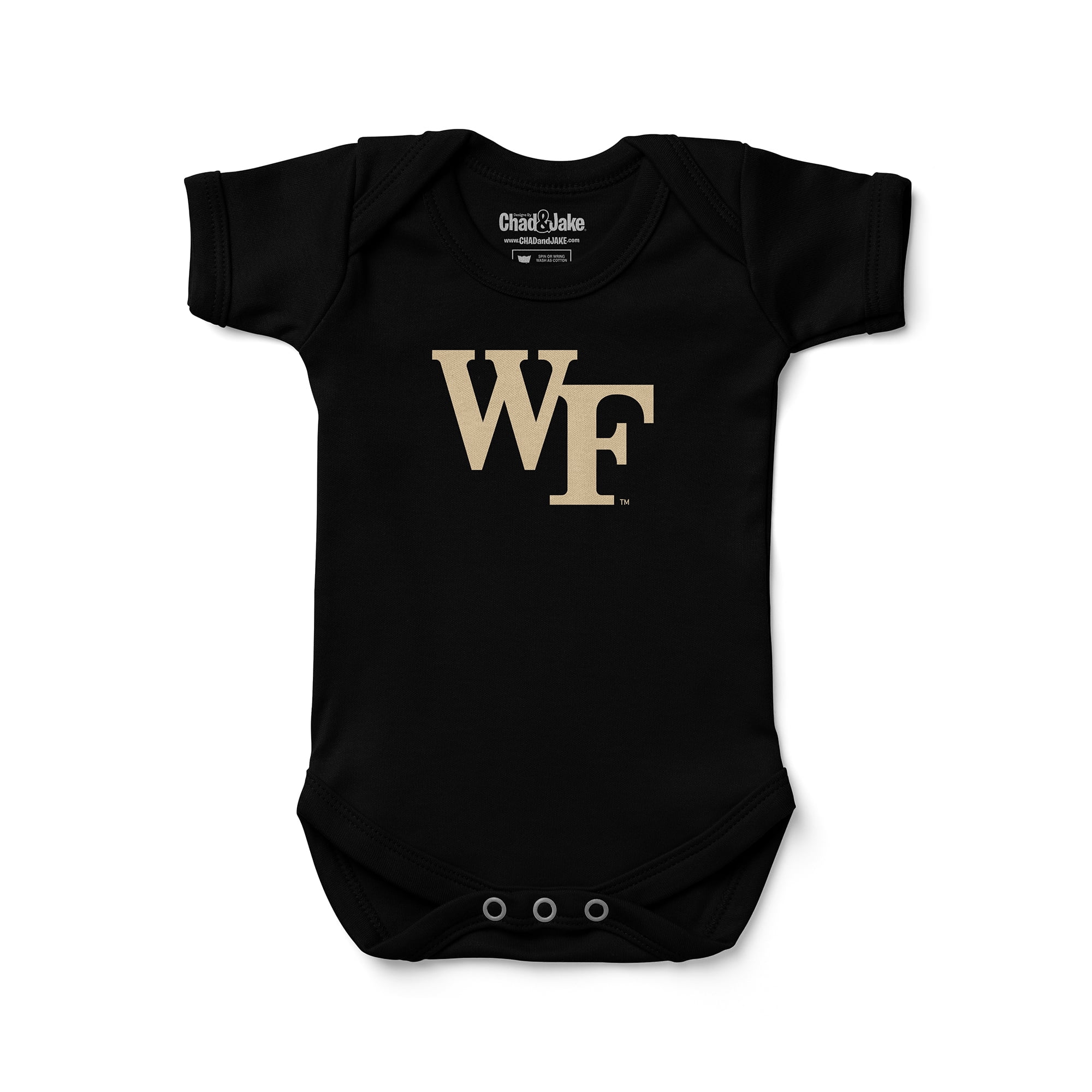 Infant Chad & Jake Black Wake Forest Demon Deacons Mascot Bodysuit ...