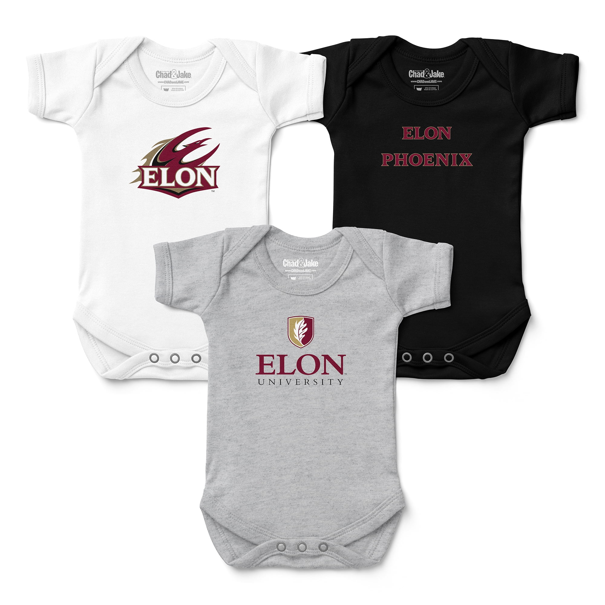 Infant Chad & Jake Elon Phoenix Three-Pack Bodysuit Set - Walmart.com