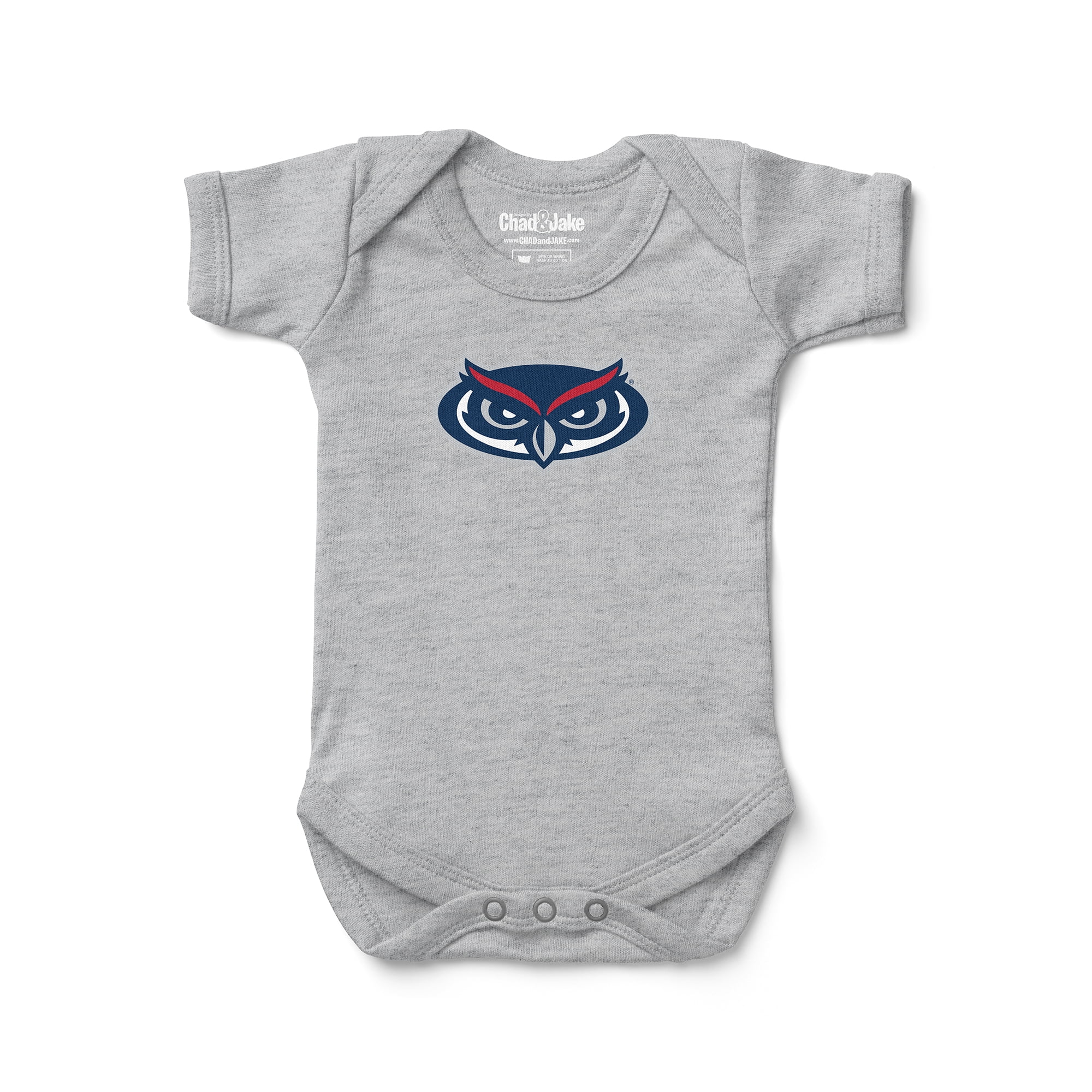 Infant Chad & Jake Heather Gray Florida Atlantic Owls Primary Logo ...