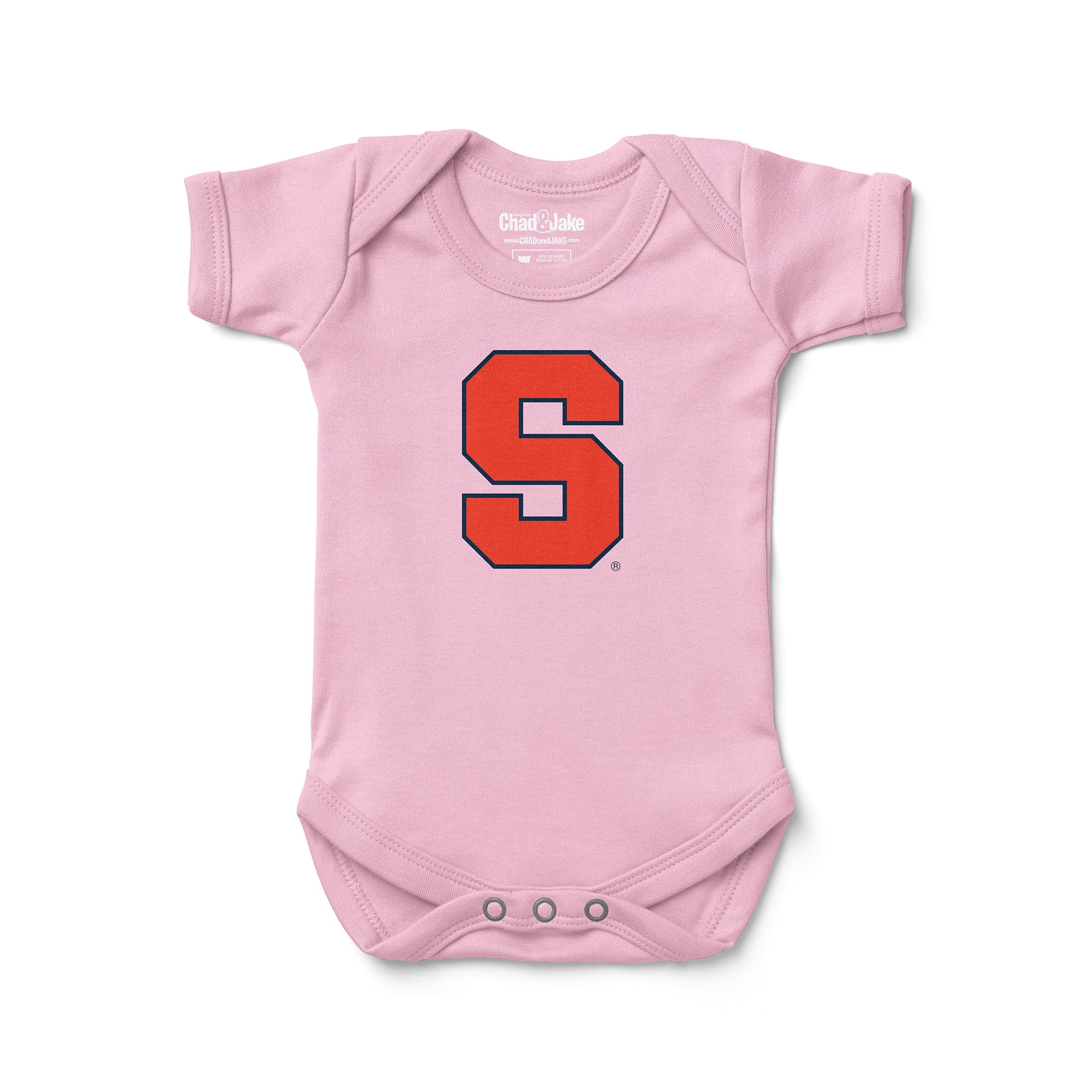 Infant Chad & Jake Light Pink Syracuse Orange Bodysuit - Walmart.com