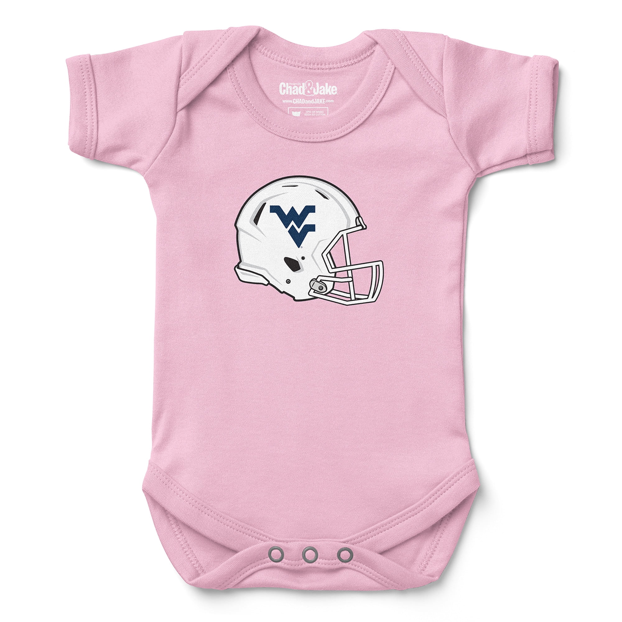 Infant Chad & Jake Light Pink West Virginia Mountaineers Helmet ...