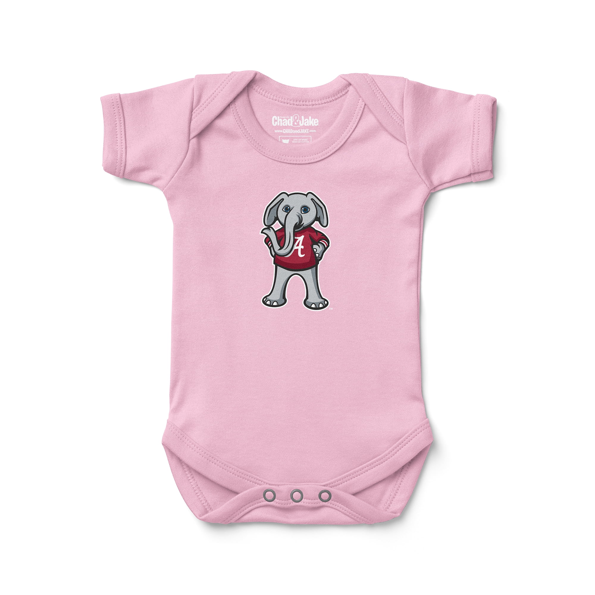 Infant Chad & Jake Pink Alabama Crimson Tide Mascot Bodysuit - Walmart.com