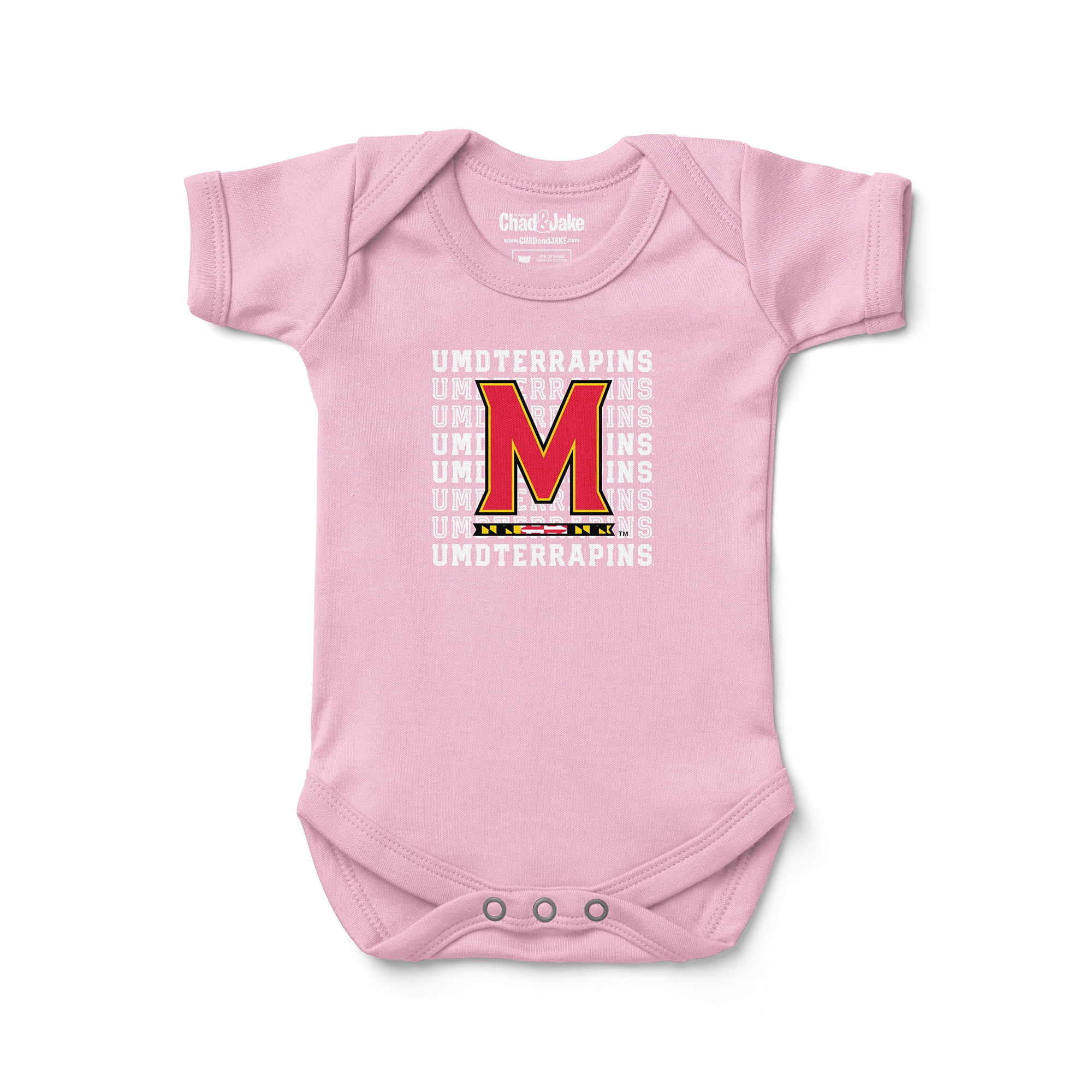 Infant Chad & Jake Pink Maryland Terrapins Retro Bodysuit - Walmart.com