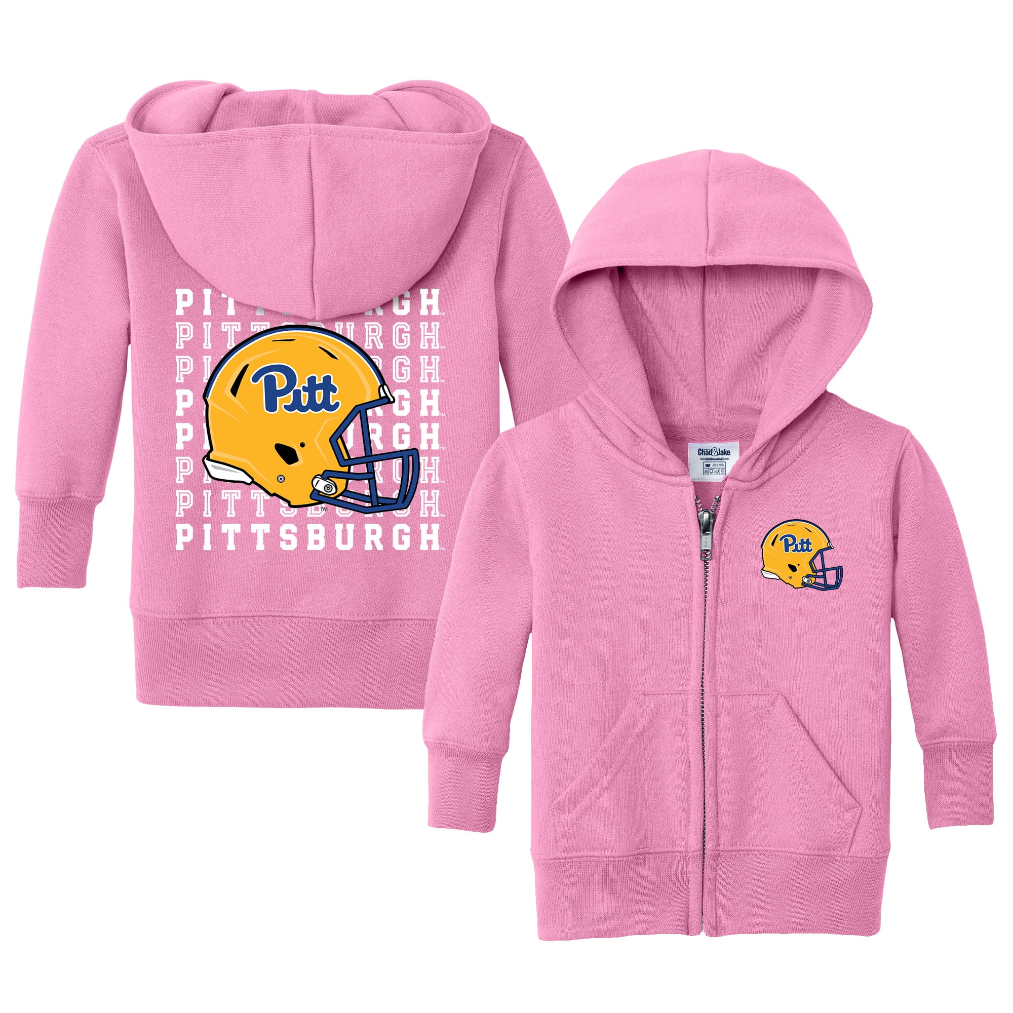 Infant Chad & Jake Pink Pitt Panthers Retro Full-Zip Hoodie - Walmart.com