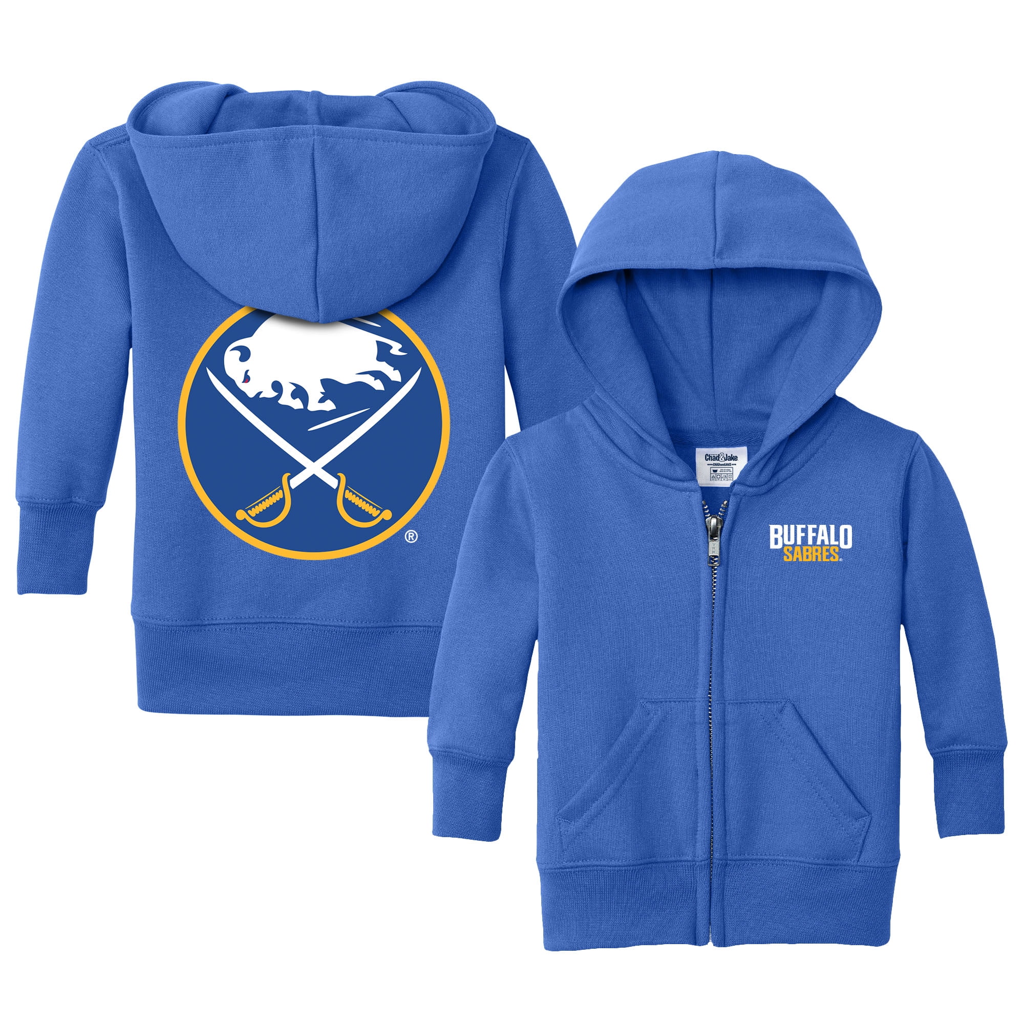 Infant Chad & Jake Royal Buffalo Sabres Logo Full-Zip Hoodie - Walmart.com