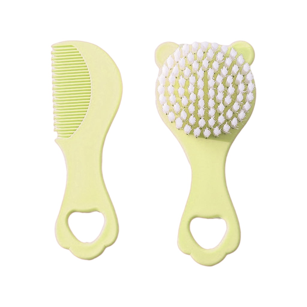 Infant Comb Kit with Hairbrush for Delicate Skin Feature Lovely Bear ...