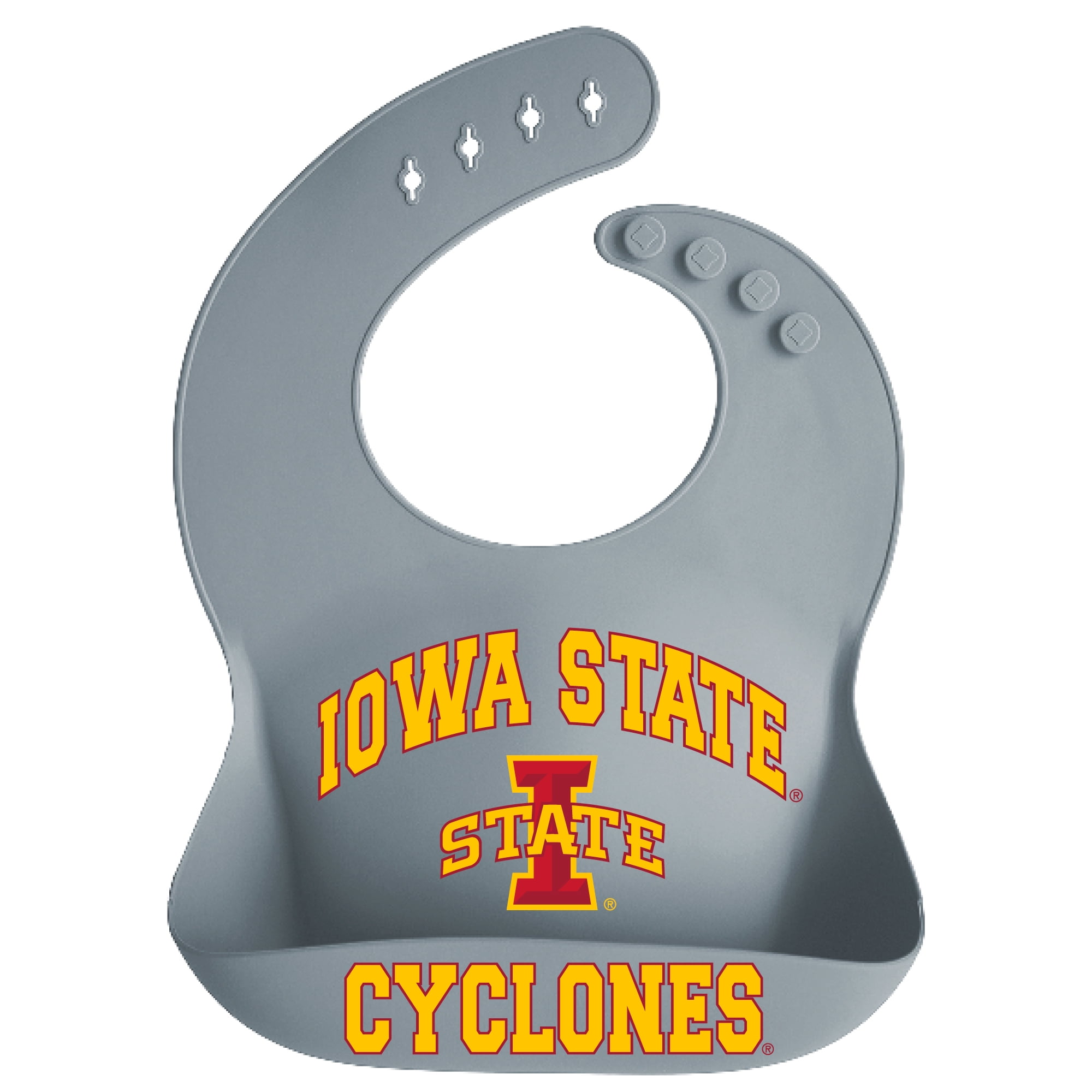 Infant Garb Iowa State Cyclones Silicone Crumb Catcher Bib - Walmart.com