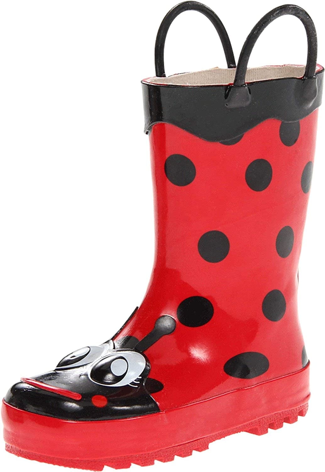 Infant Girls' Western Chief Ladybug Rain Boot Lucy the Ladybug 10 M ...