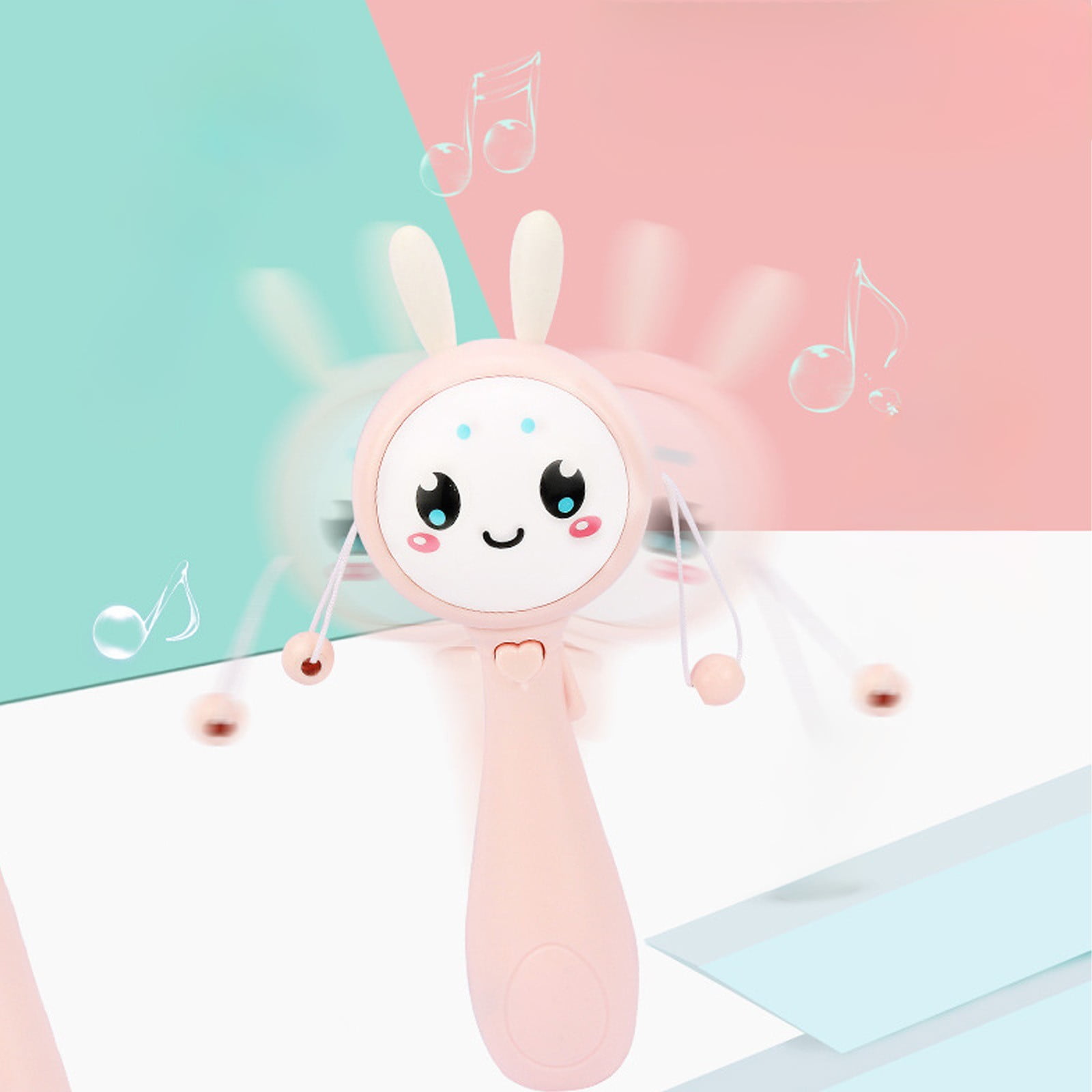 Infant Hand Grasp Rattle, Light Sound Sensory Fish Teether Toy, Early ...