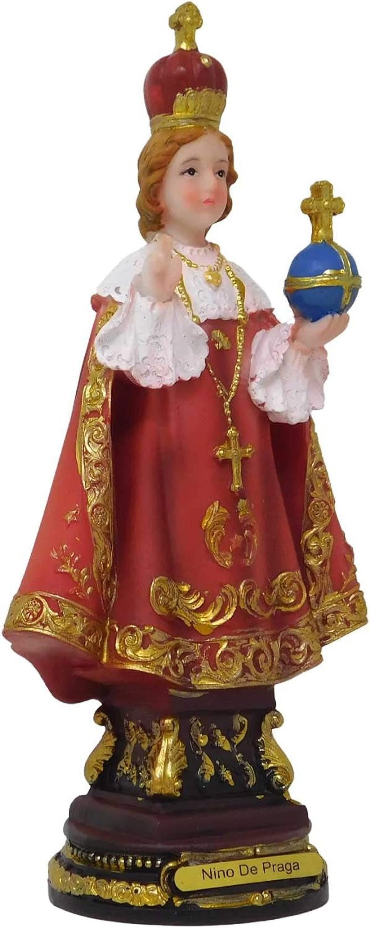 Infant Jesus of Prague Statue, Finely Detailed Resin, 8 Inch Tall ...