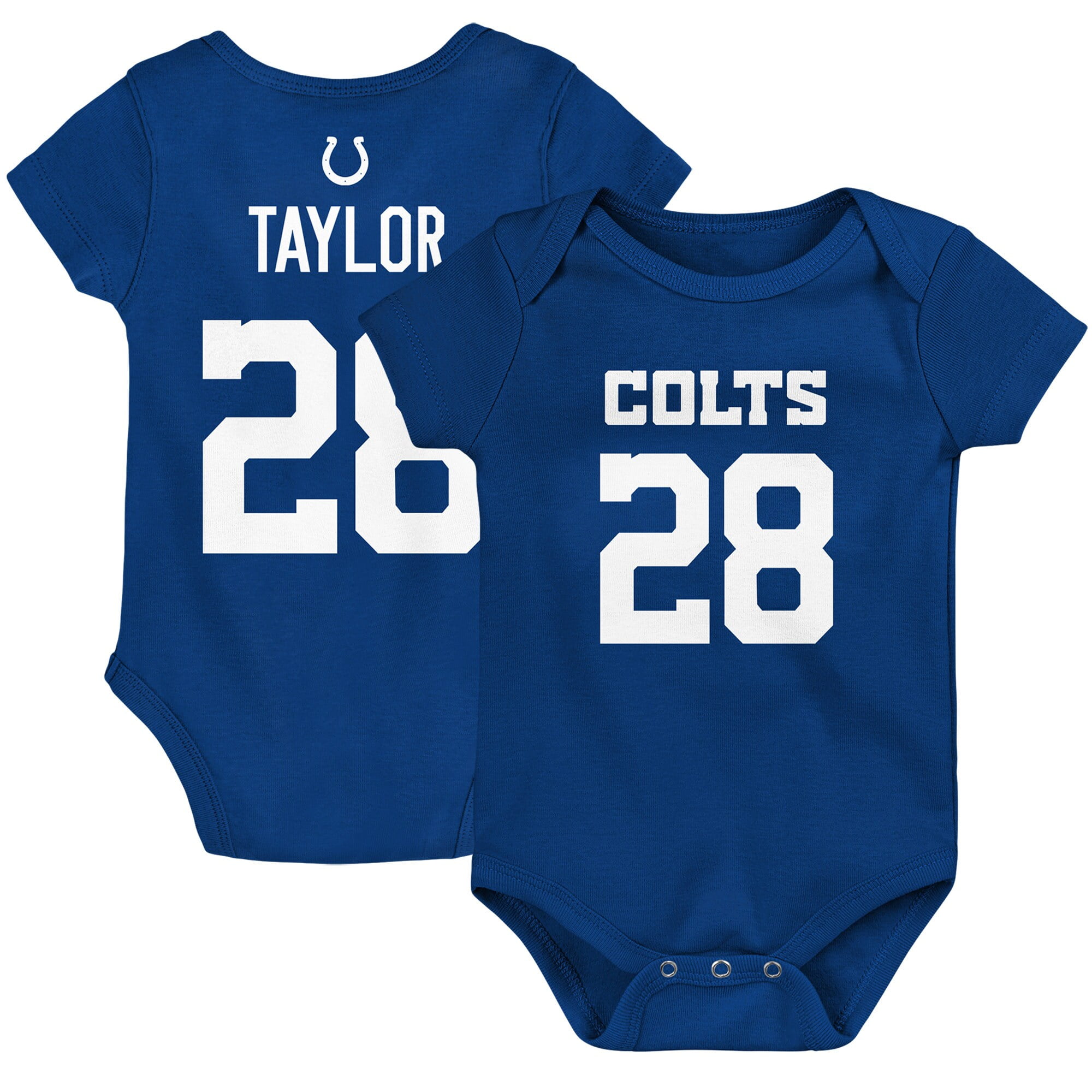 Infant Jonathan Taylor Royal Indianapolis Colts Mainliner Player Name ...