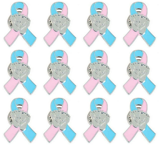Infant Loss Awareness Ribbon Pin Pkg of 12 - Walmart.com