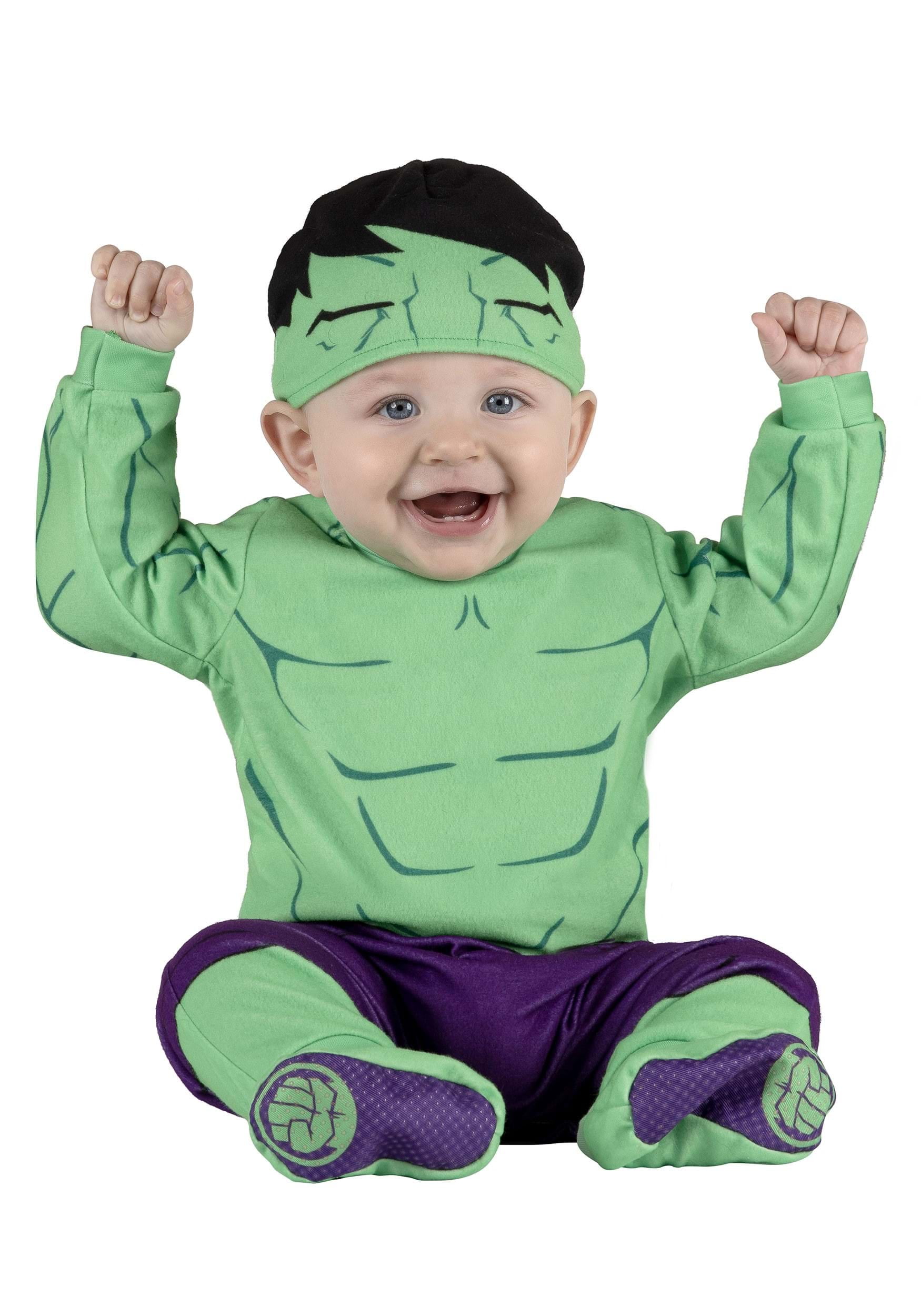 Infants Marvel's Hulk Classic Costume - 0-6 Months - Walmart.com