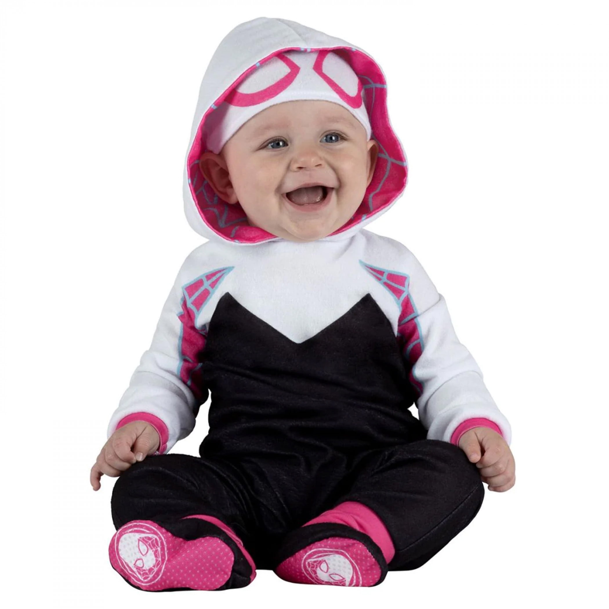 Spider Gwen Infant Spider-Gwen Costume, Baby Superhero Outfit - Walmart.com