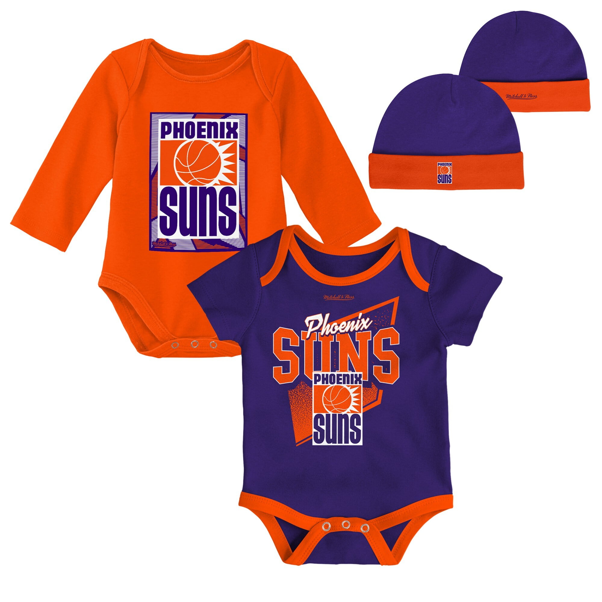 Infant Mitchell & Ness Blue/Orange Phoenix Suns Hardwood Classics ...