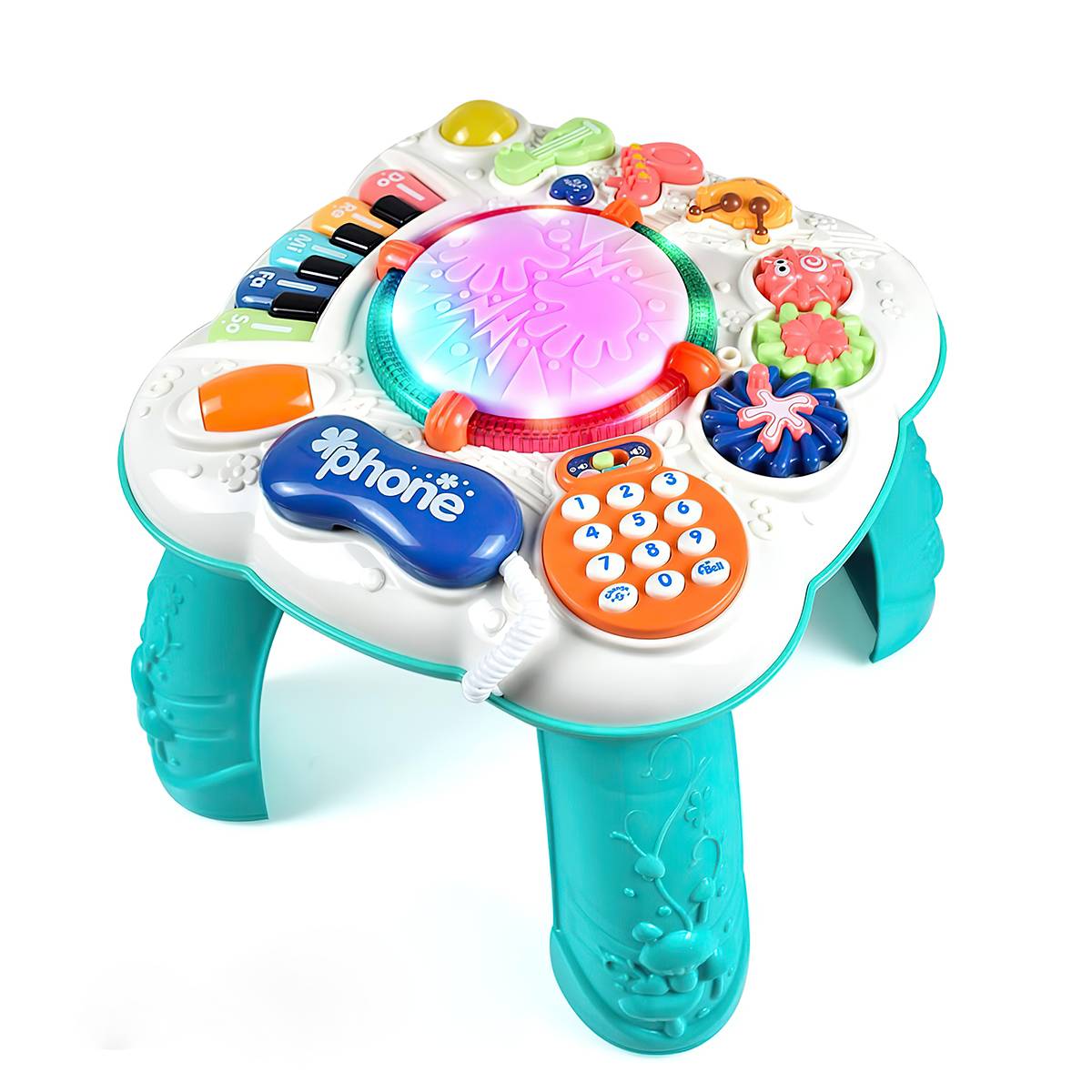 Melissa & Doug First Play Children’s Jungle Wooden Activity Table for ...