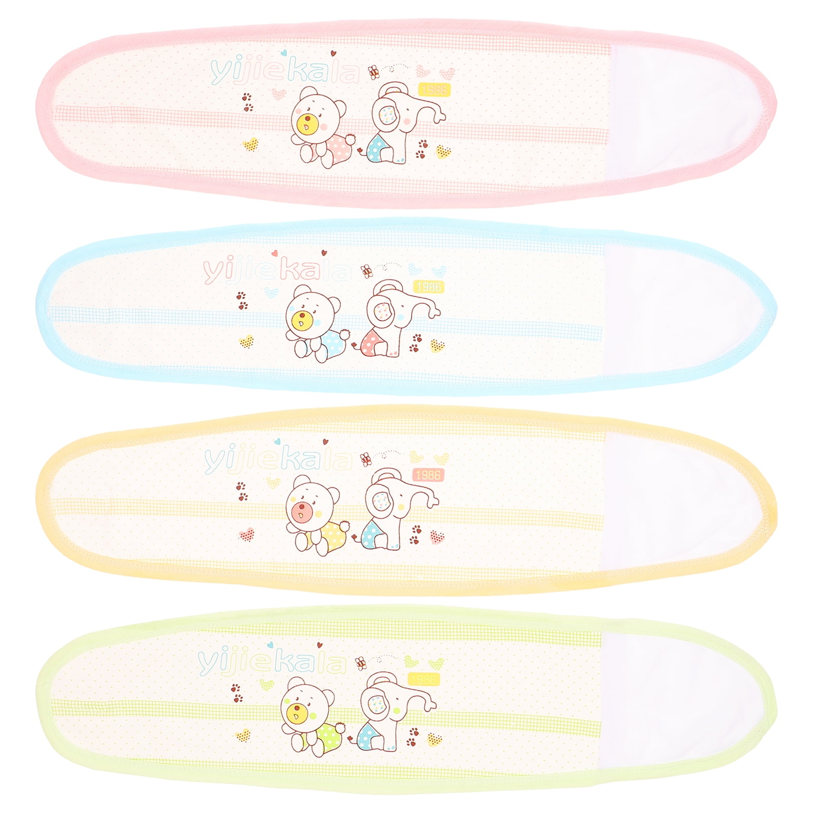 UEETEK Newborn Belly Band Cotton 4Pcs 19.7X4.9X0.2In - Walmart.com