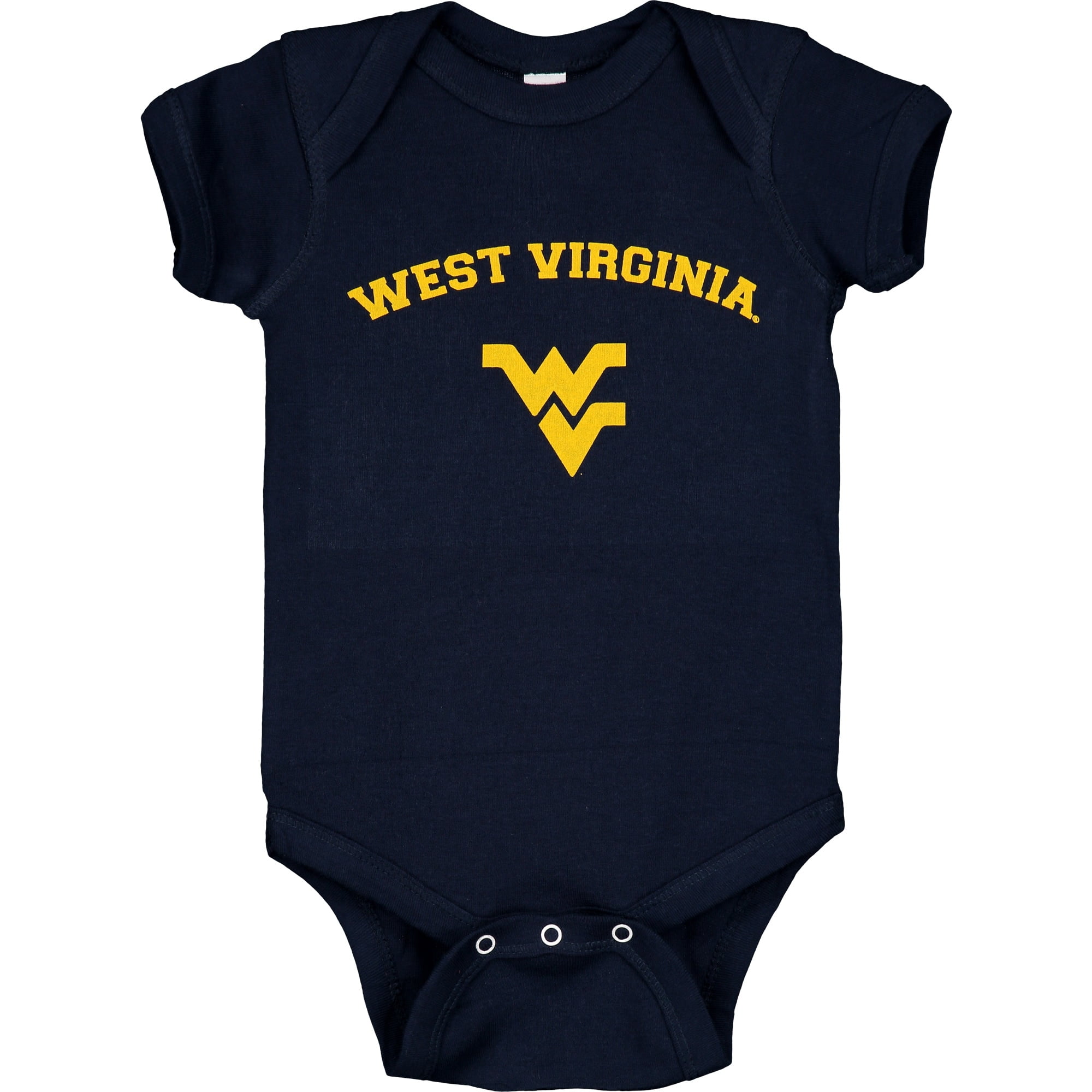Infant Navy West Virginia Mountaineers Arch & Logo Bodysuit - Walmart.com