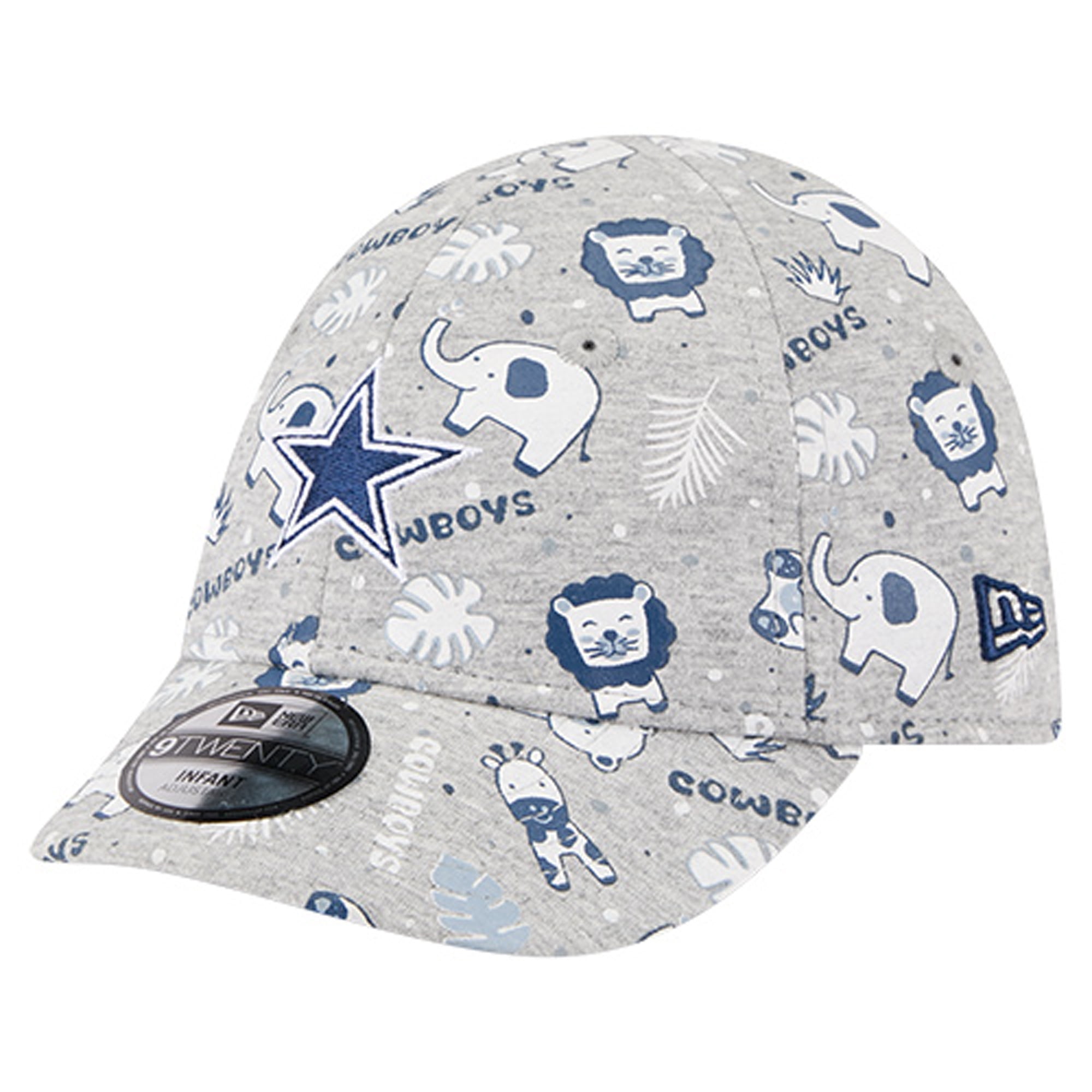 Infant New Era Gray Dallas Cowboys Animal 9TWENTY Flex Hat - Walmart.com