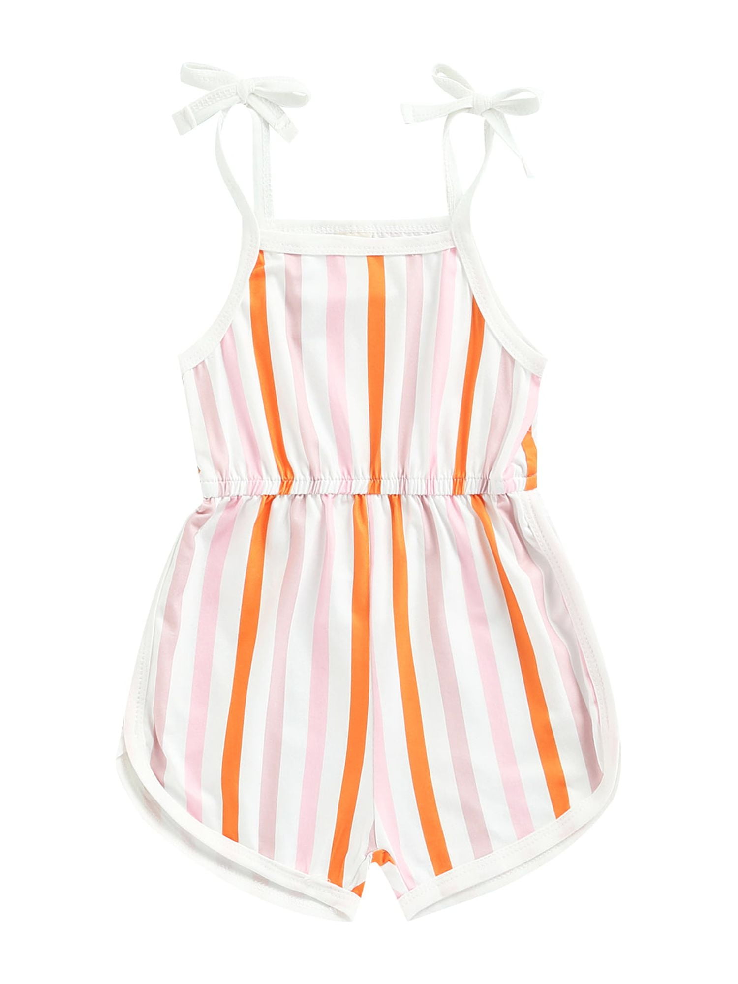 Infant Newborn Baby Girl Floral Romper Kids Spaghetti Strap One Piece ...