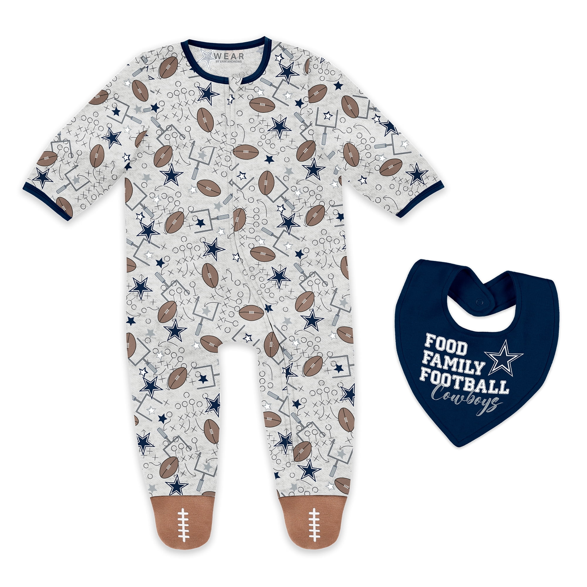 Infant & Newborn WEAR by Erin Andrews Dallas Cowboys Sleep and Play ...