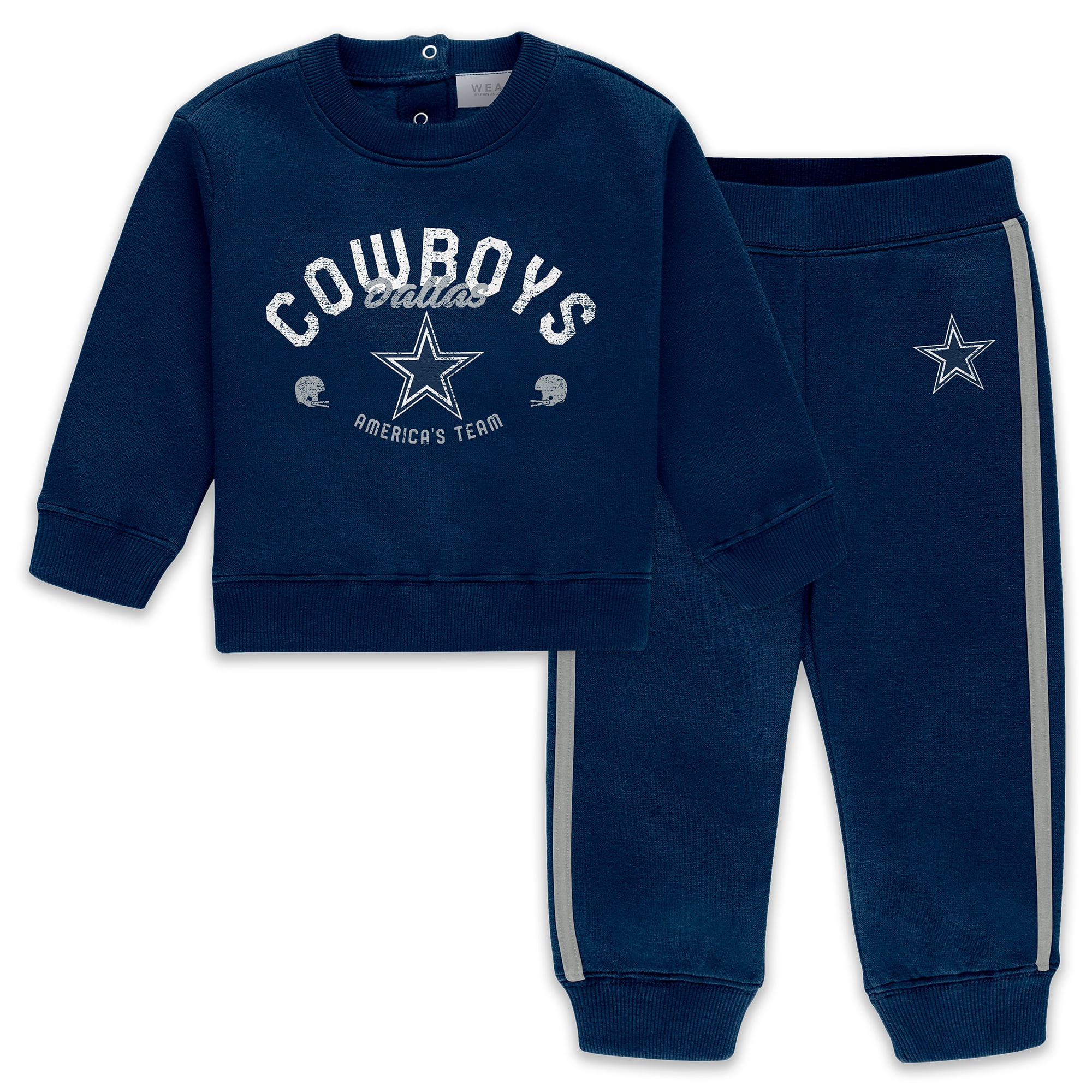 Infant & Newborn WEAR by Erin Andrews Navy Dallas Cowboys Fleece ...