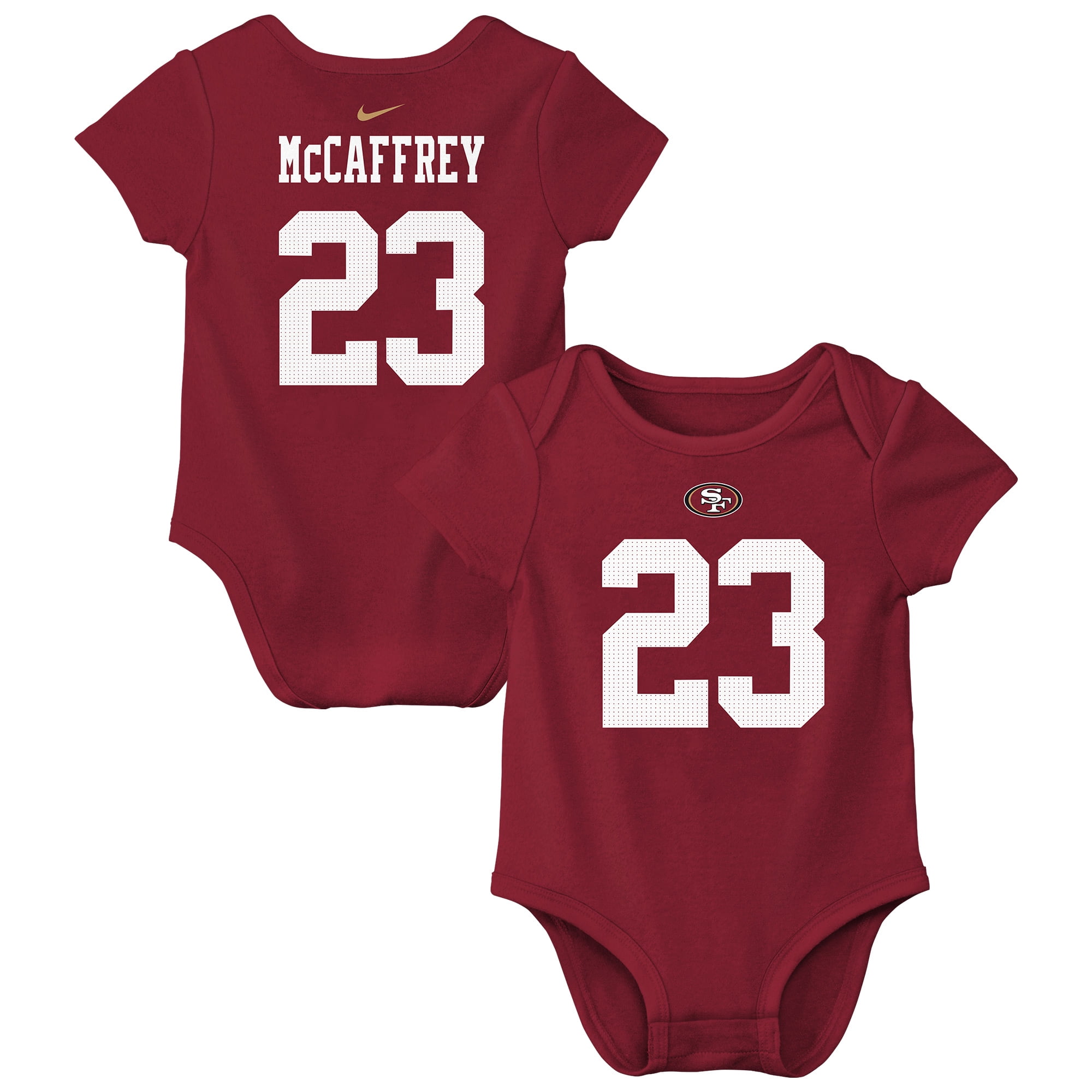 Infant Nike Christian McCaffrey Scarlet San Francisco 49ers Player Name ...