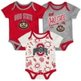 Infant Outerstuff Ohio State Buckeyes All Day Play Three-Piece Bodysuit ...