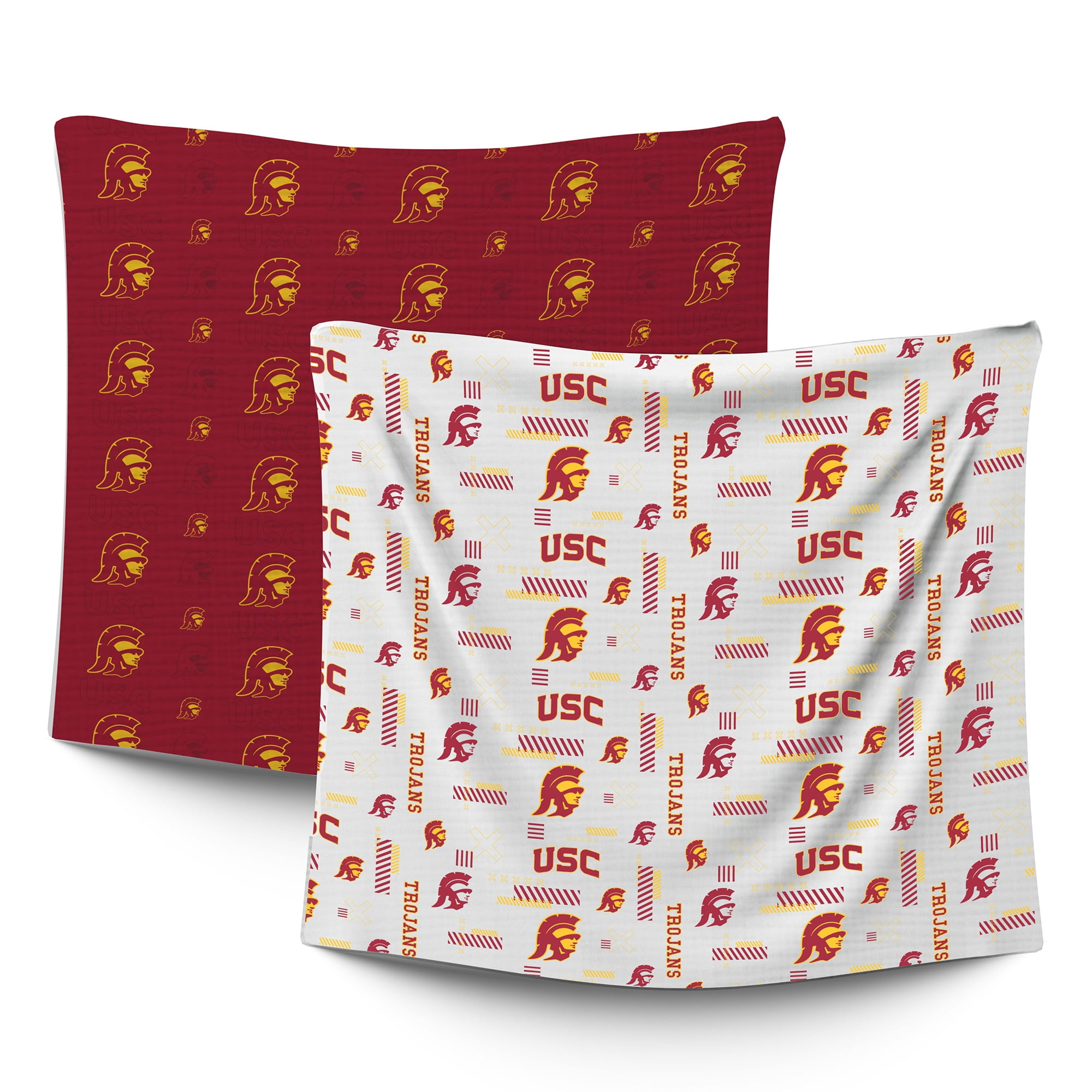 Infant Pegasus USC Trojans 47" x 47" Home & Away Two-Piece Muslin ...