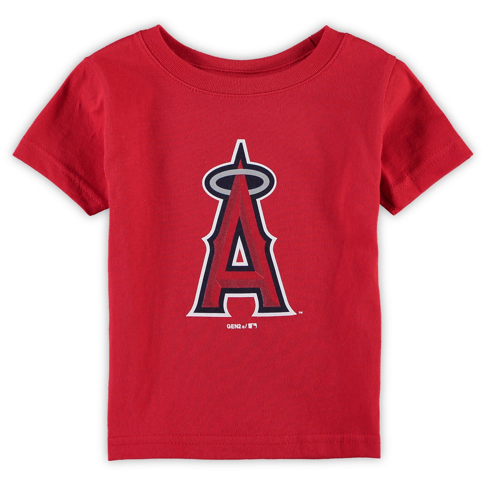 Infant Red Los Angeles Angels Primary Team Logo T-Shirt - Walmart.com